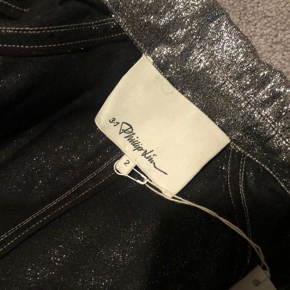3.1 Phillip Lim | Jackets & Coats | 3 Phillip Lim Silver Metallic ...